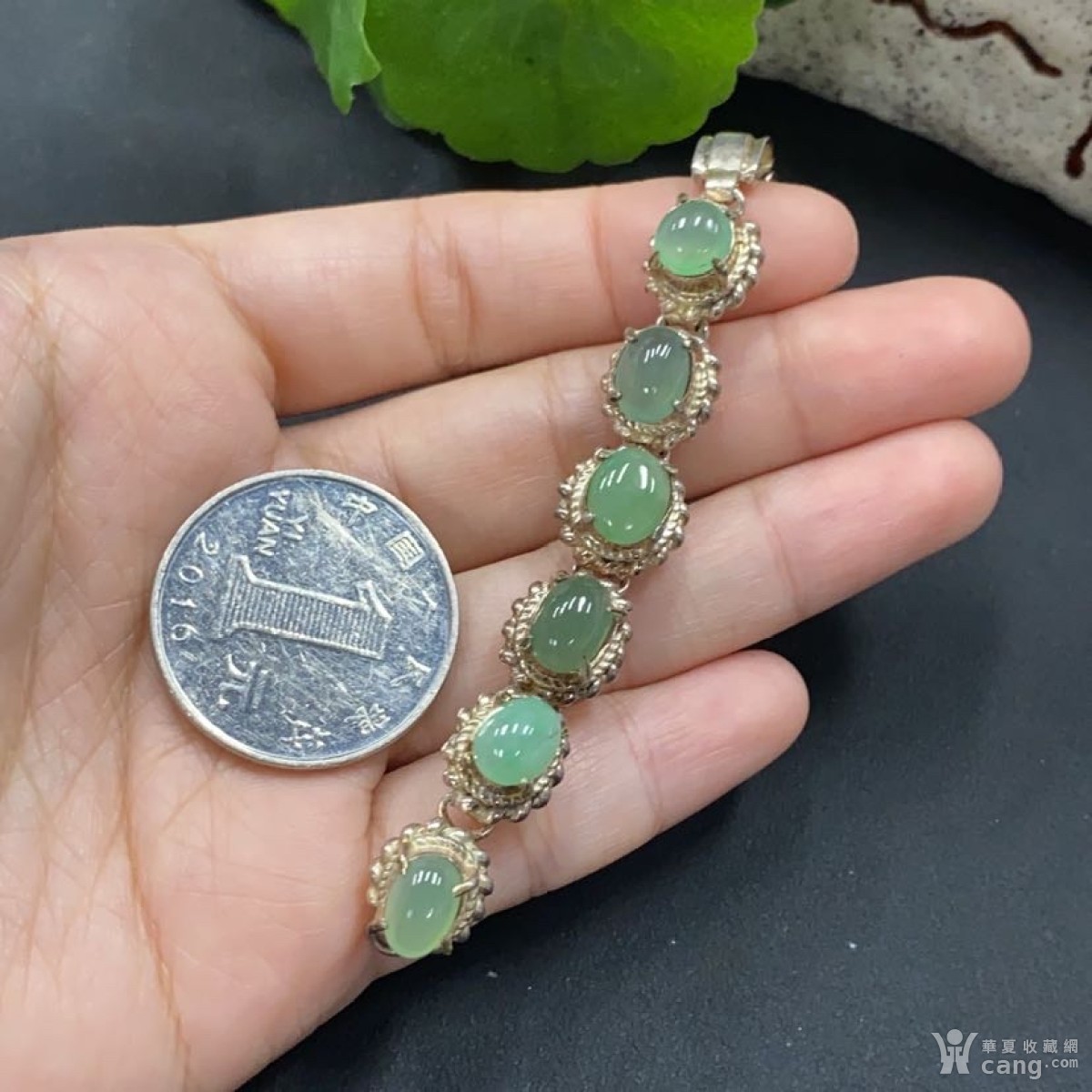 翡翠老翡翠手链手串_地摊交易_华夏收藏网