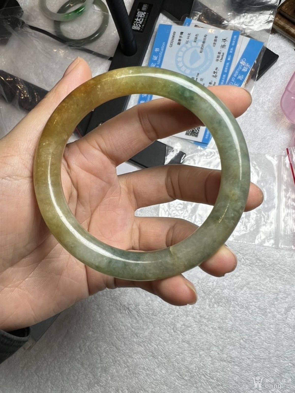 清代翡翠看手镯_地摊交易_华夏收藏网