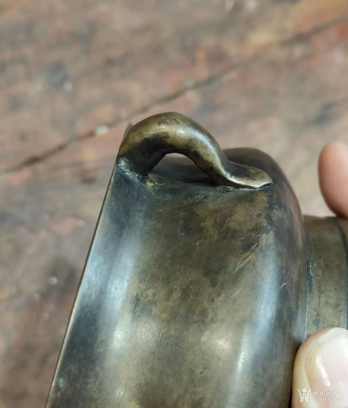 清中期蚰耳宣德炉_地摊交易_华夏收藏网